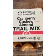 Walmart Trail Mix, Cranberry Cashew Almond: Calories, Nutrition ...