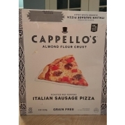 Cappello's Pizza, Italian Sausage, Roasted Red Peppers, Almond Flour ...