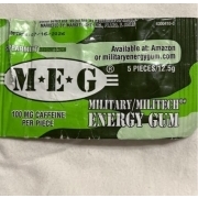 Stay Alert Chewing Gum, Caffeine Supplement, Spearmint: Calories ...