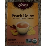 Yogi Peach Detox Supports Healthy Liver And Kidney Function: Calories ...
