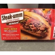 Steak-umm Sliced Steaks, Beef: Calories, Nutrition Analysis & More ...