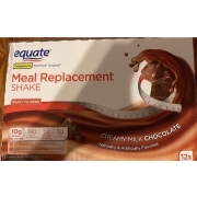 Equate Meal Replacement Shake, Creamy Milk Chocolate: Calories ...