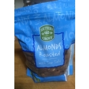 Southern Grove Almonds, Roasted, With Sea Salt: Calories, Nutrition ...