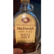 MacDonald's Maple Syrup: Calories, Nutrition Analysis & More | Fooducate