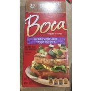 Boca Meatless Burgers, Grilled Vegetable: Calories, Nutrition Analysis ...