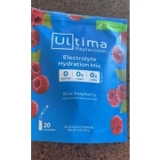 Ultima Electrolyte Hydration Mix, Blue Raspberry: Calories, Nutrition ...
