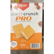 Power Crunch Protein Energy Bar, Salted Caramel: Calories, Nutrition ...