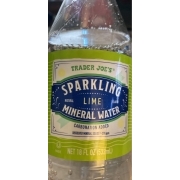 Trader Joe's Sparkling Lime Mineral Water: Calories, Nutrition Analysis & More | Fooducate