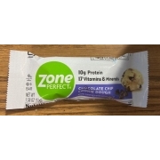 Zone Perfect Nutrition Bar, Chocolate Chip Cookie Dough: Calories ...