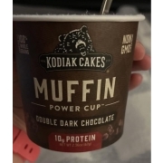 Kodiak Cakes Muffin Power Cup, Double Dark Chocolate: Calories ...