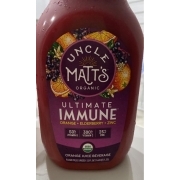Uncle Matt's Orange Juice Beverage, Ultimate Immune, Organic: Calories ...