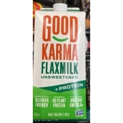 Good Karma Flaxmilk, Unsweetened: Calories, Nutrition Analysis & More ...