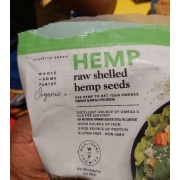 Wholesome Pantry Hemp Seeds, Raw, Shelled: Calories, Nutrition Analysis ...