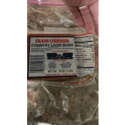 Frank Corriher Country Liver Mush: Calories, Nutrition Analysis & More ...