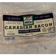 Jones Dairy Farm Bacon, Canadian, Hickory Smoked: Calories, Nutrition ...