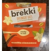 Brekki Overnight Oats, With Ancient Grains: Calories, Nutrition ...