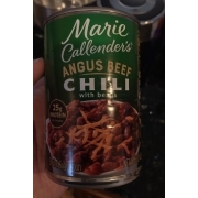 Marie Callender's Angus Beef, Chili With Beans: Calories, Nutrition ...