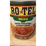 Rotel Mild Diced Tomatoes & Green Chilies: Calories, Nutrition Analysis ...