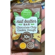 Simple Truth Nut Butter Bar, Chocolate Chip Cookie Dough: Calories ...