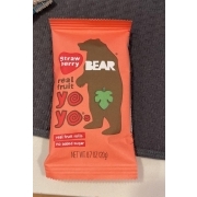 BEAR Snacks Fruit & Veg Rolls, Yo Yo's, Strawberry: Calories, Nutrition ...