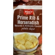 Winco Foods Potato Chips, Prime Rib & Horseradish: Calories, Nutrition ...
