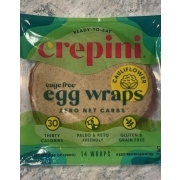 Crepini Egg Wraps, With Cauliflower: Calories, Nutrition Analysis ...