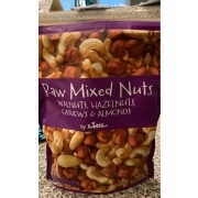 Lidl Mixed Nuts, Raw: Calories, Nutrition Analysis & More | Fooducate