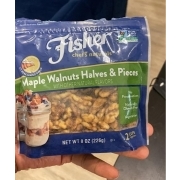 Fisher Maple Walnuts Halves & Pieces: Calories, Nutrition Analysis ...