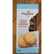 Poppies The Original Belgian Large Coconut Macaroons: Calories ...