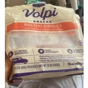 Volpi Snacks, Roltini Singles, Mozzarella & Pepperoni: Calories ...