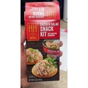 Hargis House Chicken Salad, Snack Kit With Butter Crackers: Calories ...