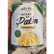 Golden Farms Spaghetti, Heart Of Palm, Canned: Calories, Nutrition ...