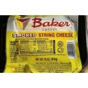 Baker Brand Smoked String Cheese: Calories, Nutrition Analysis & More ...