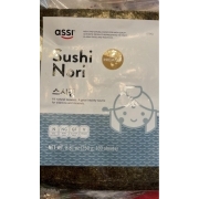 Assi Brand Yaki Sushi Nori: Calories, Nutrition Analysis & More | Fooducate