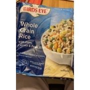 Birds Eye Whole Grain Rice, With Corn, Carrots & Peas, Steamfresh ...