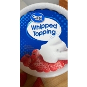 Great Value Whipped Topping: Calories, Nutrition Analysis & More ...