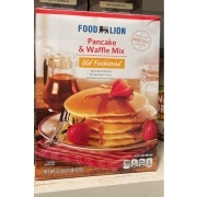 Food Lion Old Fashioned Pancake And Waffle Mix: Calories, Nutrition ...