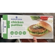 Marathon Chicken Burger Gourmet Chicken Spinach Feta Patties: Calories ...