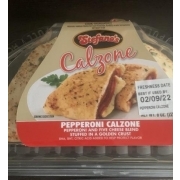 Stefano Foods Calzone, Pepperoni Four Cheese: Calories, Nutrition ...