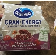 Ocean Spray Cran-Energy, Cranberry Energy Juice Drink, Pomegranate ...