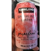 Kirkland Signature Sparkling Water, Grapefruit: Calories, Nutrition Analysis & More | Fooducate