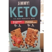 Jimmy! Bar, Variety Pack: Calories, Nutrition Analysis & More | Fooducate