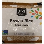 365 Whole Foods Market Brown Rice, Long Grain: Calories, Nutrition ...
