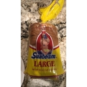 Sunbeam Bread, Large: Calories, Nutrition Analysis & More | Fooducate