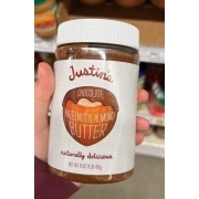 Justin's Hazelnut and Almond Butter, Chocolate: Calories, Nutrition ...