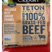 Teton Waters Ranch Beef, Uncured, Junior Franks: Calories, Nutrition ...