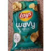 Lay's Wavy, Ranch Flavored, Potato Chips: Calories, Nutrition Analysis ...
