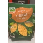 Earth Grown Cheese, Cheddar Style Shreds: Calories, Nutrition Analysis ...