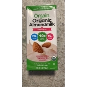 Orgain Almondmilk, Protein, Unsweetened Vanilla, Organic: Calories ...