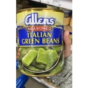 The Allens Seasoned Cut Italian Green Beans: Calories, Nutrition ...